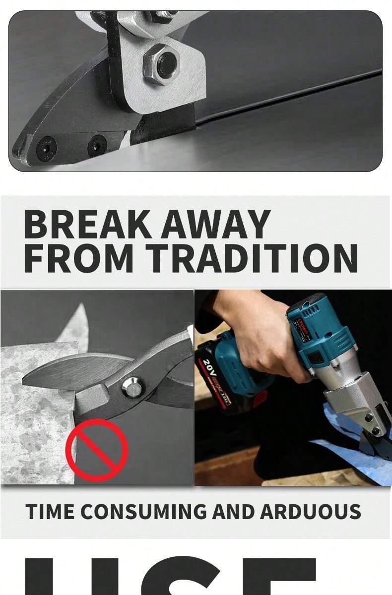 Electric Scissors, Iron Sheet Scissors, Cutting Tool, Stainless Steel ...
