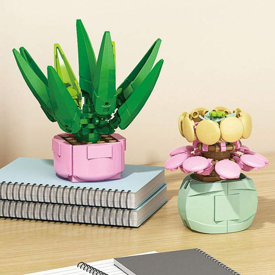 [2024 New] Lele Brothers Flower Arrangement Master Building Block ...