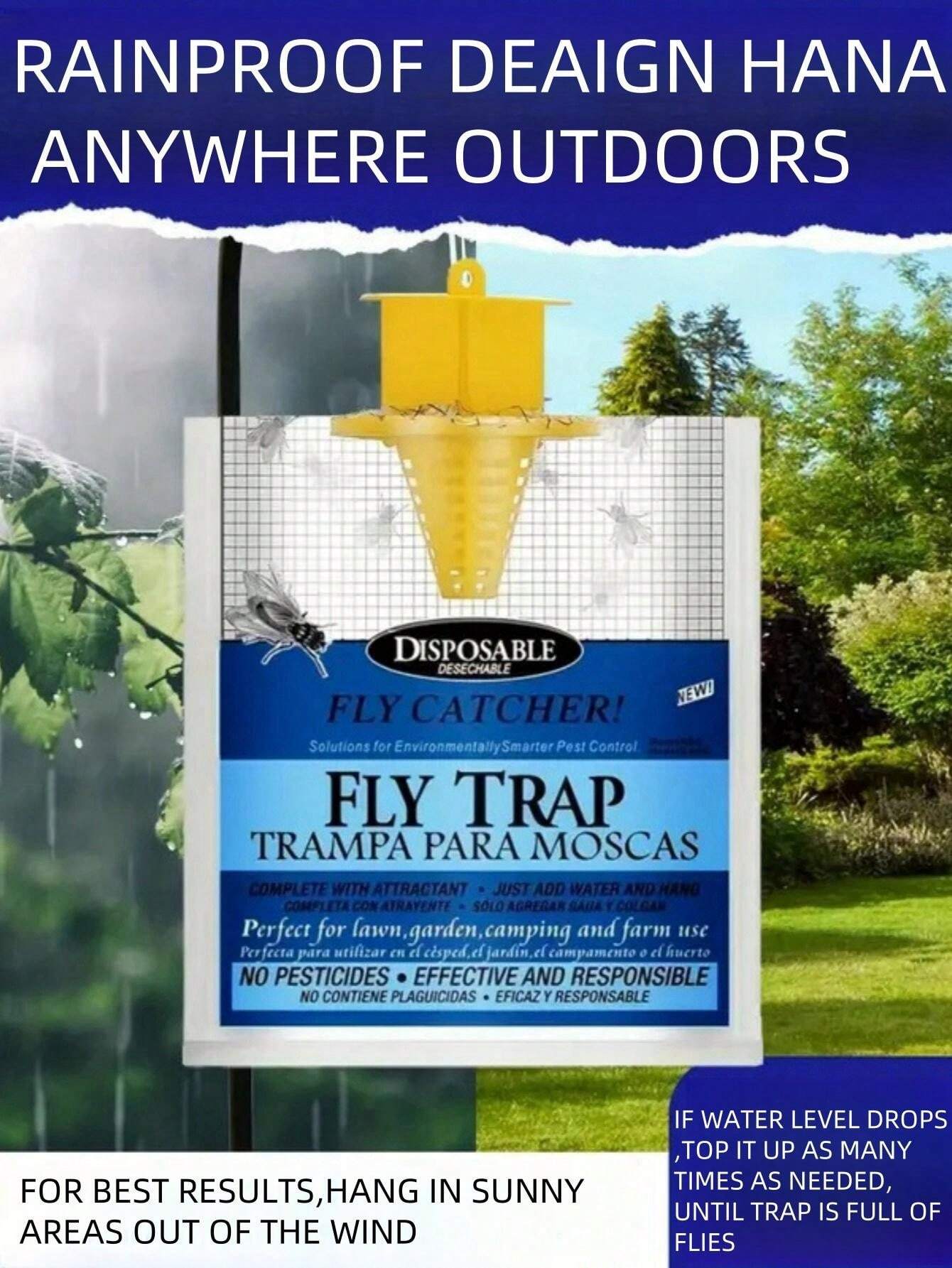 Blue Hanging Fly Trap Fly Cage Fly Cage Fly Bag Fly Trap Fly Trap Fly ...