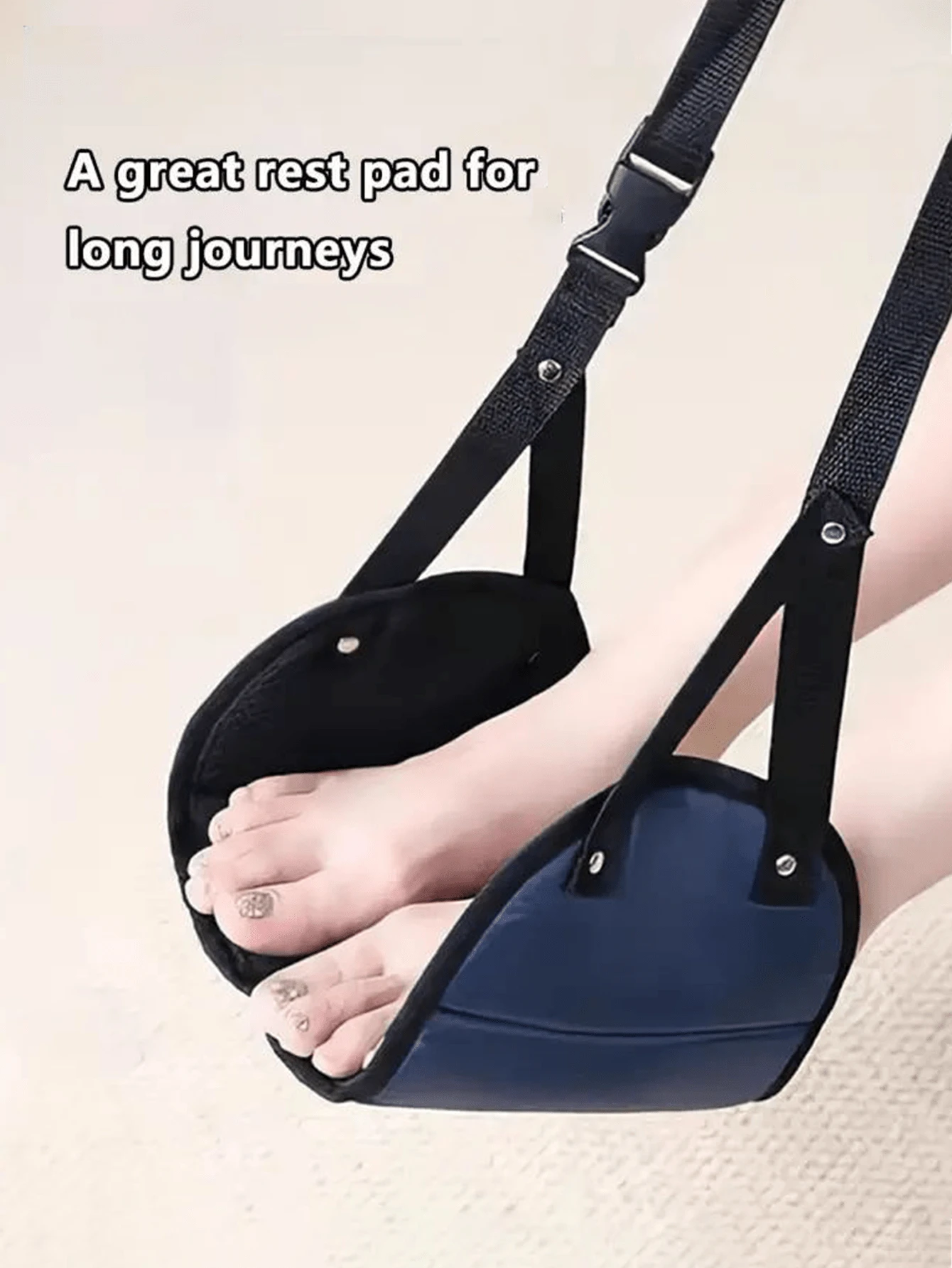 1pc Portable Travel Footrest Flight Carry-On Foot Rest Adjustable ...