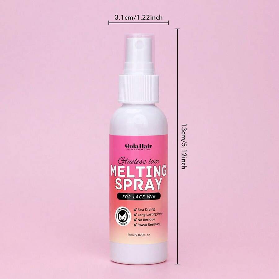 60 Ml Lace Melting Spray For Glueless Wig Install, Strong Hold Lace ...