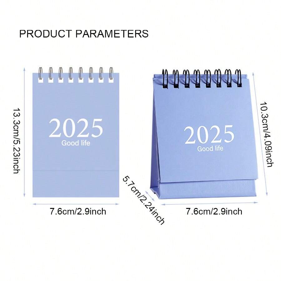 1pc Mini Desk Calendars From Jul. 2024 - Dec. 2025 Pocket Calendar ...