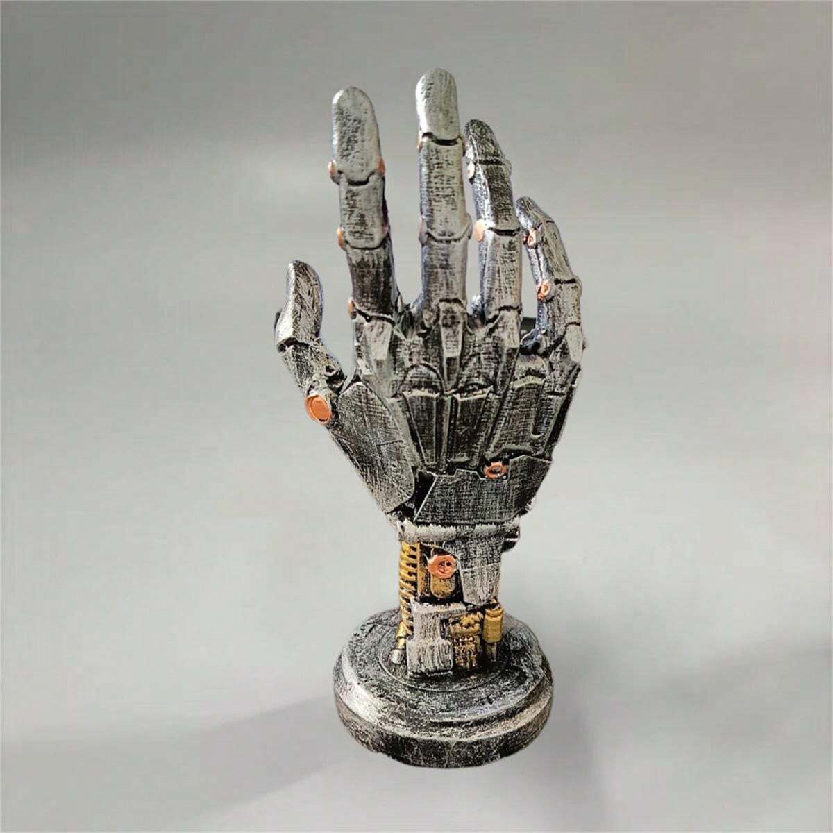 Cyberpunk Mechanical Hand Figurine Resin Mechanical-Industrial Sci-Fi ...