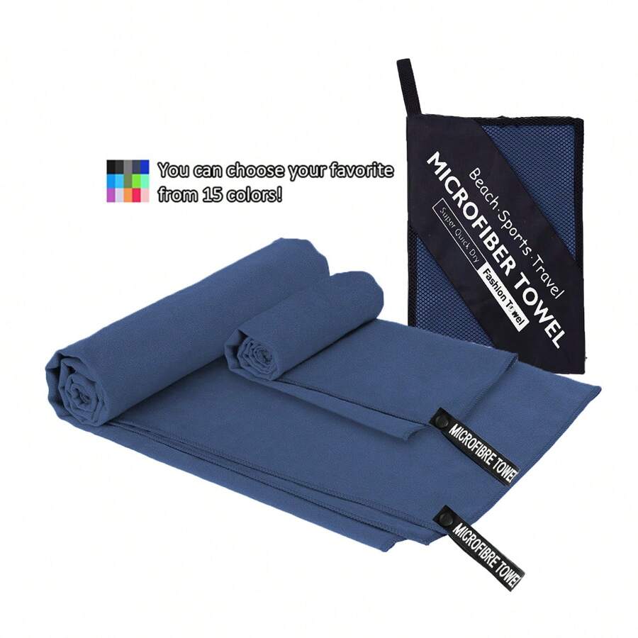 Microfiber Quick-Drying Towel Sports Travel Towel, Highly Absorbent ...