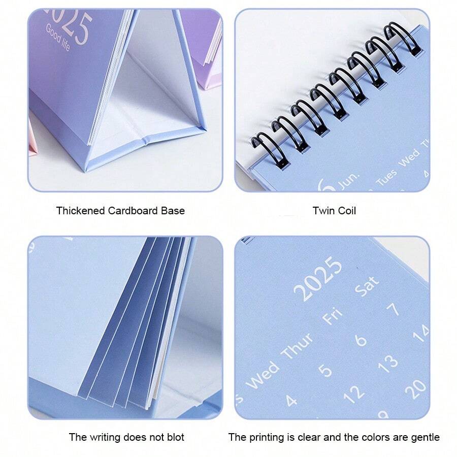 1pc Mini Desk Calendars From Jul. 2024 - Dec. 2025 Pocket Calendar ...
