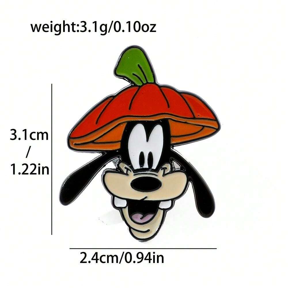 Disney Disney 6 Pcs Creative Cartoon Mickey Mouse Brooch Funny Donald ...