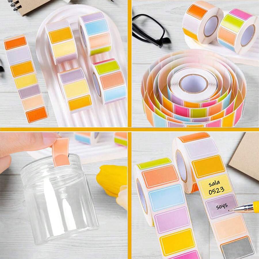 250pcs Assorted Color Waterproof Self-Adhesive Name Stickers | SHEIN EUR