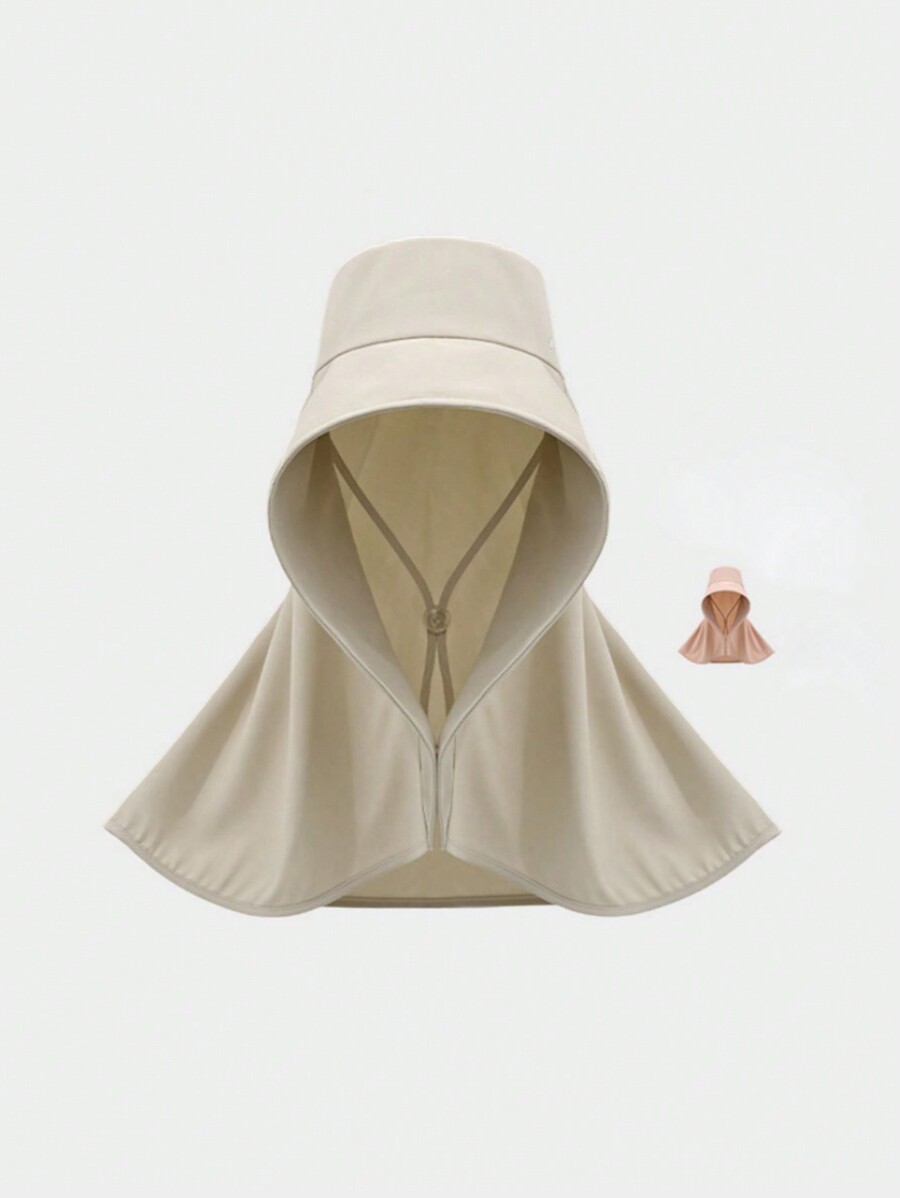 Super Big Wide Brim Shawl Sun Protection Sun Hat Elegant Summer Sun ...