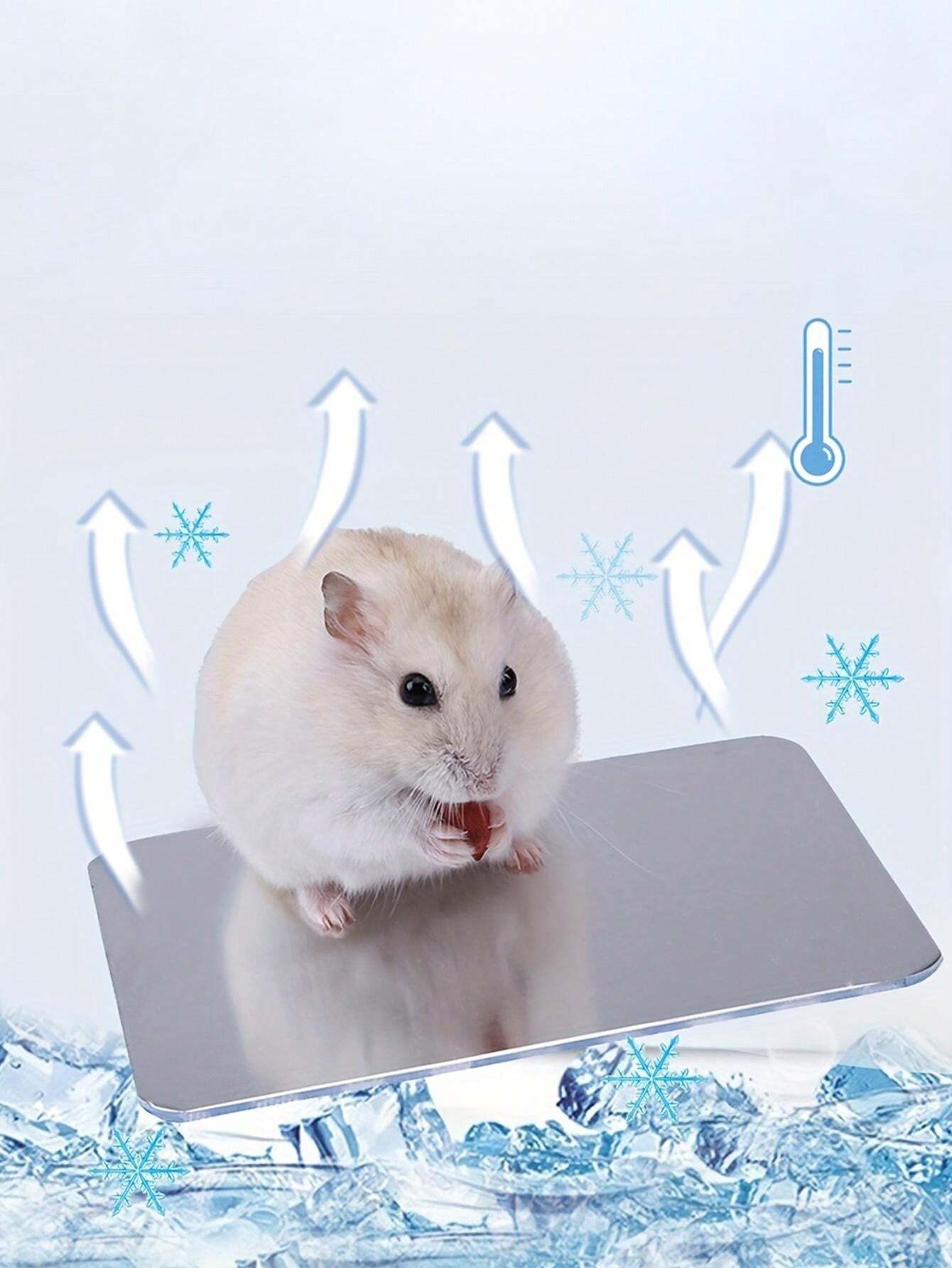 Aluminum Cooling Pad Pet Supply For Hamsters & Small Animals To Beat ...