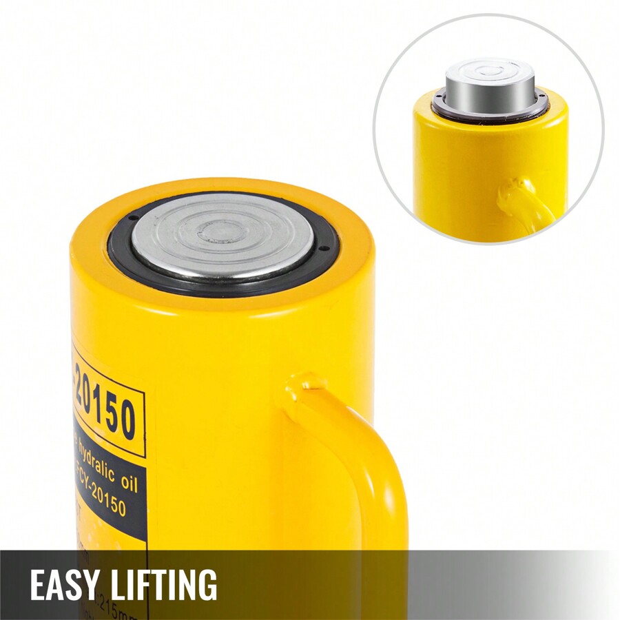 VEVOR Hydraulic Cylinder Jack 20 Ton Solid Ram Hydraulic Cylinder 6 Inch Stroke Single Acting ...