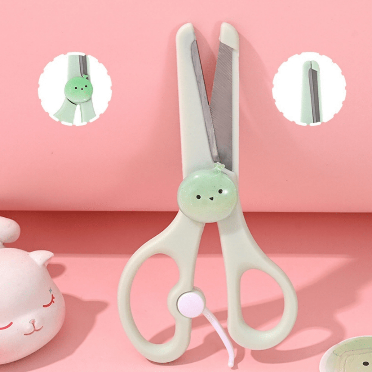 Cute Cartoon Effortless Scissors, Safety Student Scissors, Craft ...