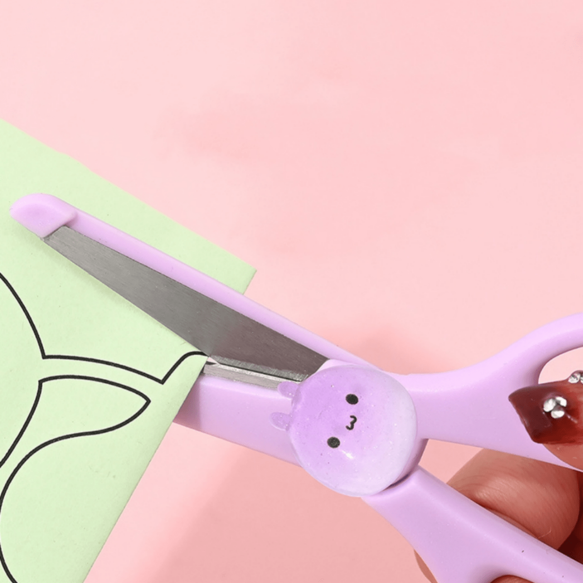 Cute Cartoon Effortless Scissors, Safety Student Scissors, Craft ...