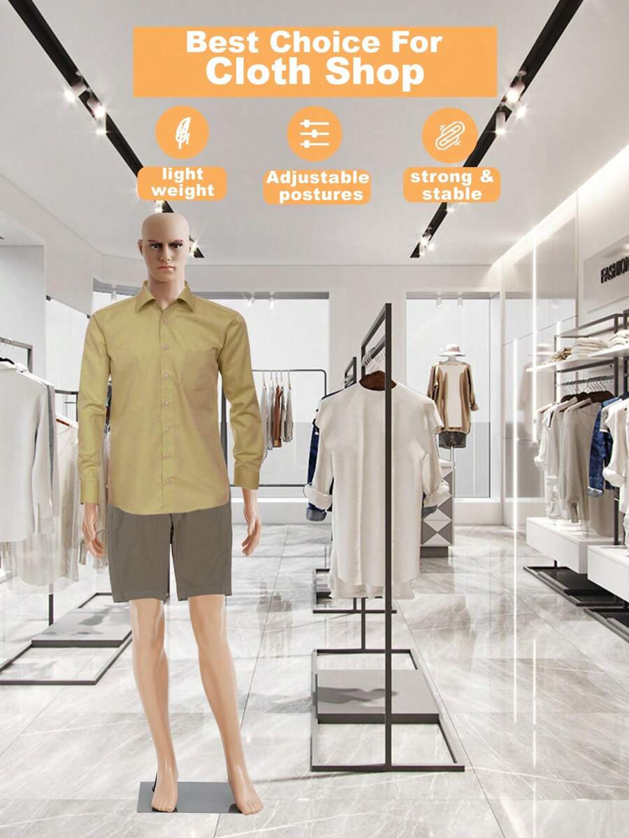 Mannequin Dress Form Full Body Model Mannequin 73 Inch Adjustable ...