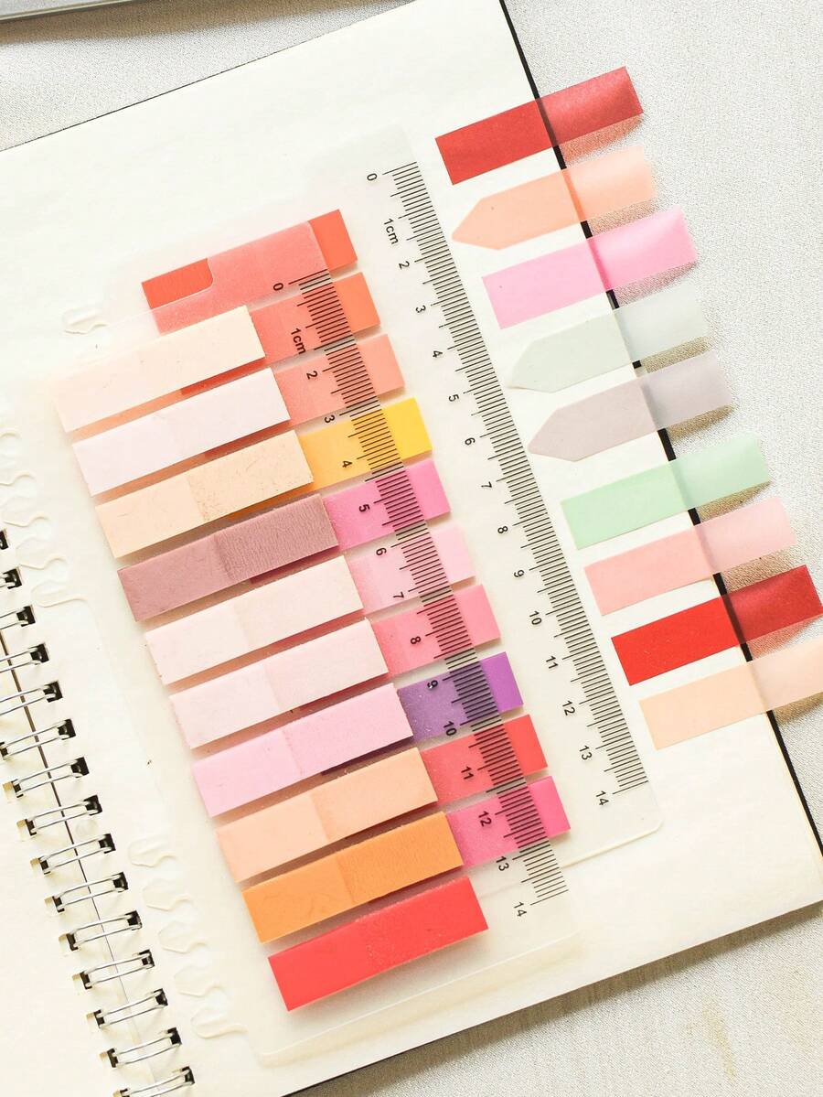 1000 Sticky Note Notes A Total Of 5 Styles A Package Of Translucent PET ...