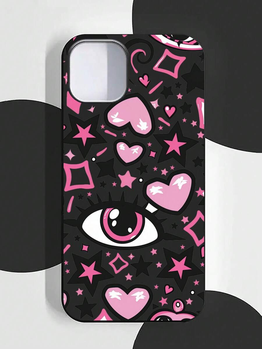 Y2k 1pc Black Smartphone Case Fit Compatible With Apple & Samsung ...