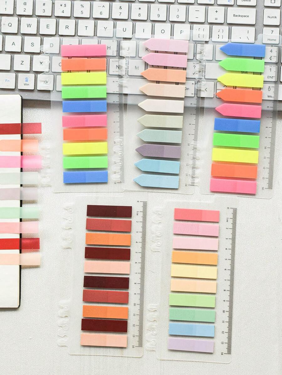 1000 Sticky Note Notes A Total Of 5 Styles A Package Of Translucent PET ...