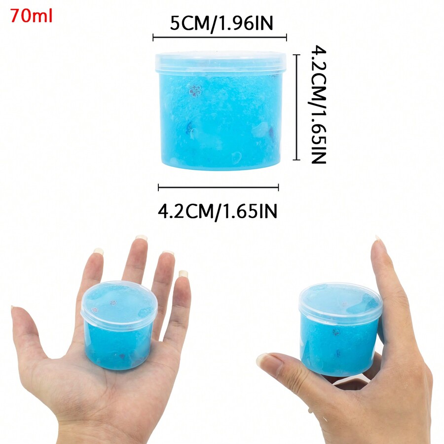 Diy Blue Bear Ice Pop Slime Kit - Fun Slime Add Ins, Pre-Made Slime For ...