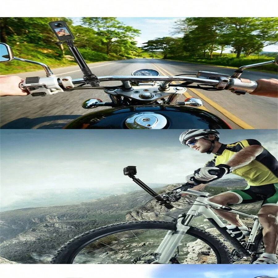 Support de manche invisible pour perche à selfie de moto/vélo pour ...