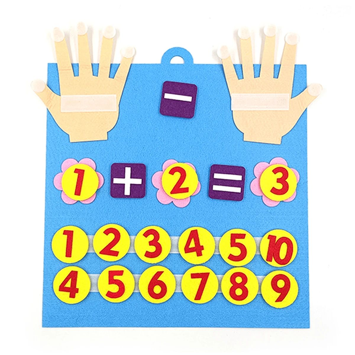 Colorful Felt Finger Counting & Math Learning Kit - Early Childhood ...