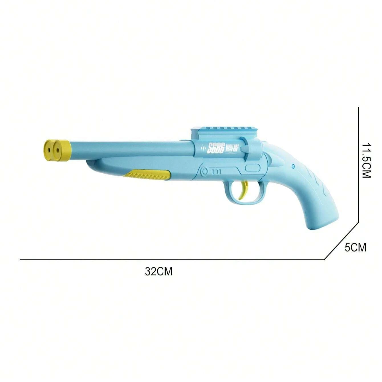 New Dual Nozzle Water Blaster, 8-10M Powerful Range, Outdoor Battle ...