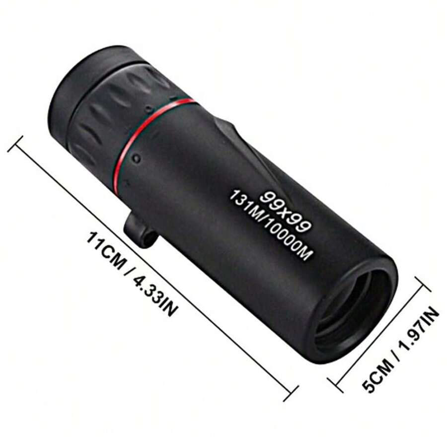 Monocular Telescope 99X99 HD Binocular Portable Green Film Optical ...