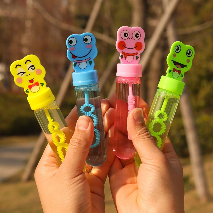 6Pcs Bubble Tubes With Wand Bulk - 1oz Mini Blow Bubbles Solution ...