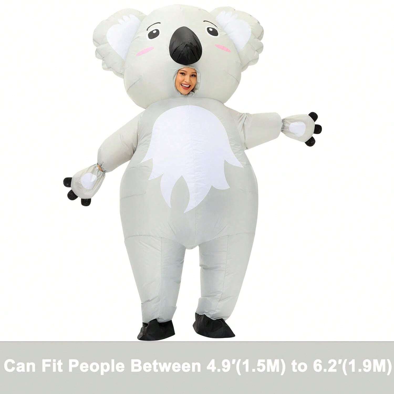 Inflatable Koala Costume Adult Funny Blow Up Outfit Party Christmas ...