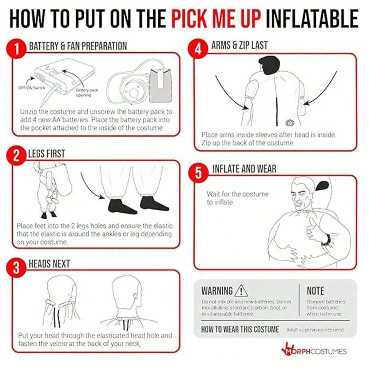 Green Alien Transformation Costume, Inflatable Alien Costume ...