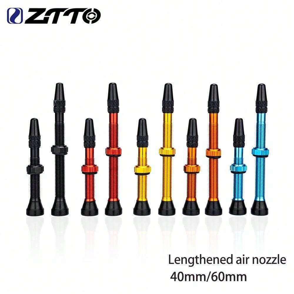 ZTTO FV Tubeless Valves 40mm 60mm French Tyre F/V No Tubes Presta Valve ...