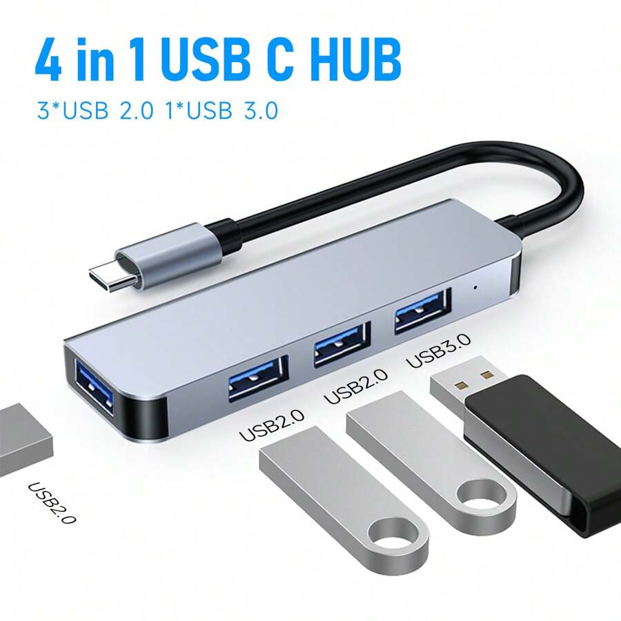 USB C Hub Docking Station USB 3.0 High-Speed Compatible With Laptops ...