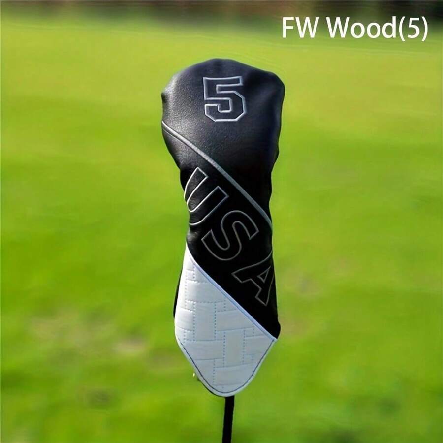 USA Style Golf Club Head Covers For Hybrid Driver Fairway Wood Covers ...