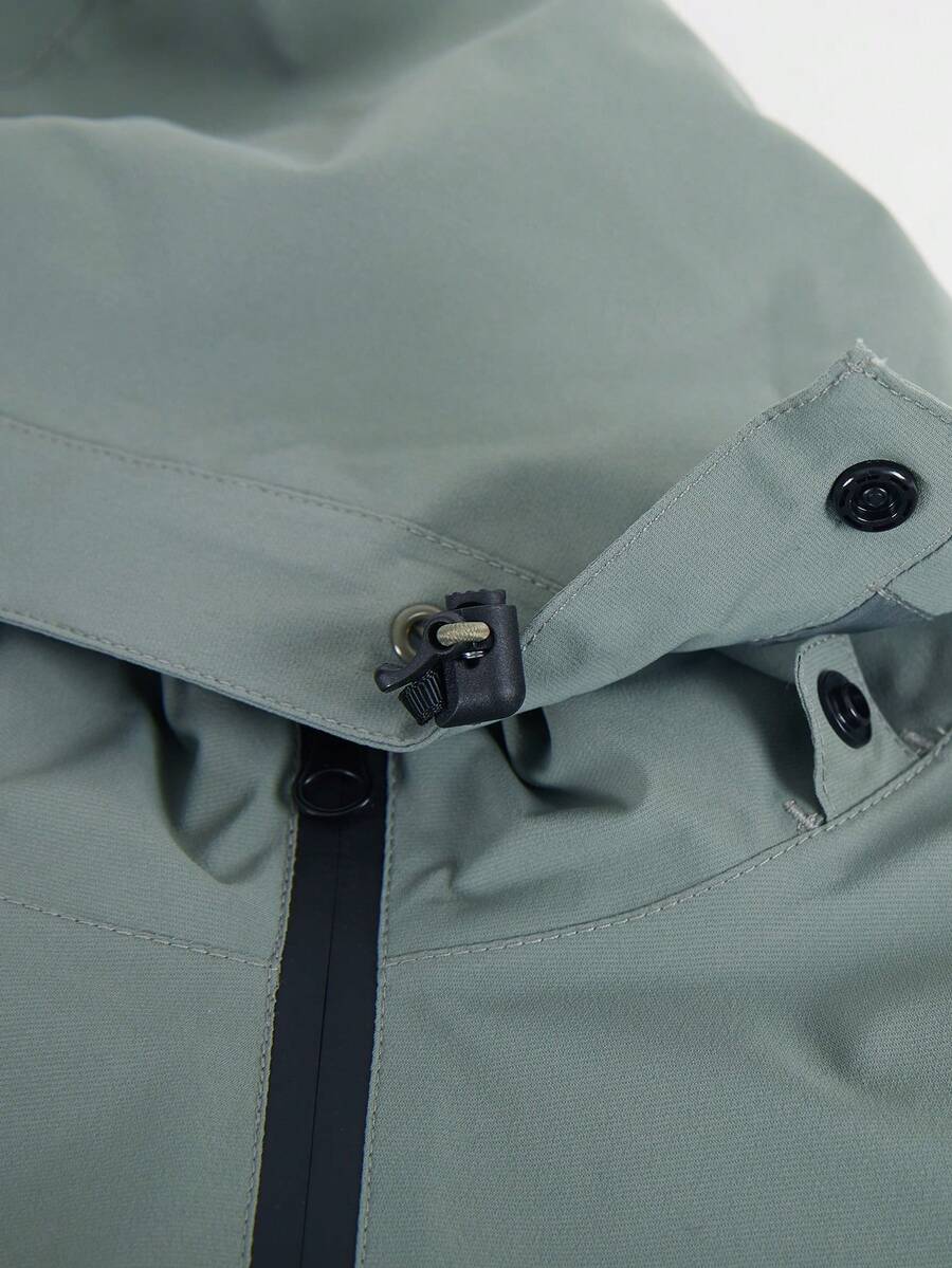 TECTOP Women Running Jackets Hooded Raincoat Waterproof With Zip ...