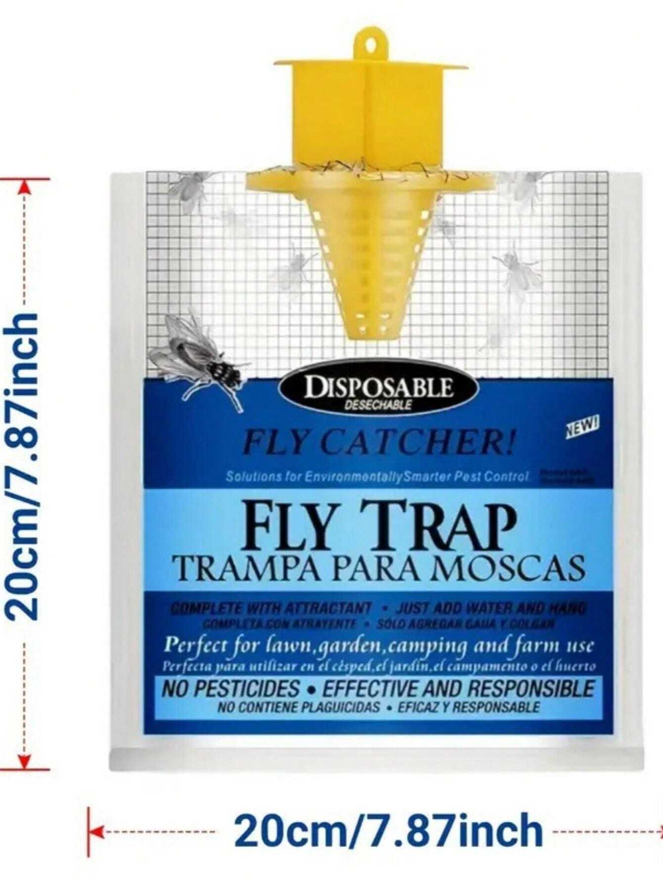 Blue Hanging Fly Trap Fly Cage Fly Cage Fly Bag Fly Trap Fly Trap Fly ...