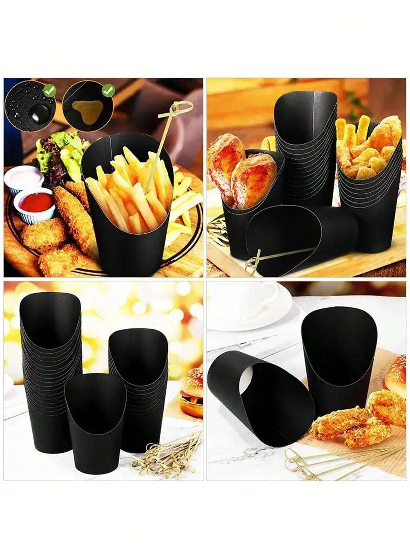 Disposable Paper Cup, French Fries Holder, Paper French Fries Cup, Fast ...