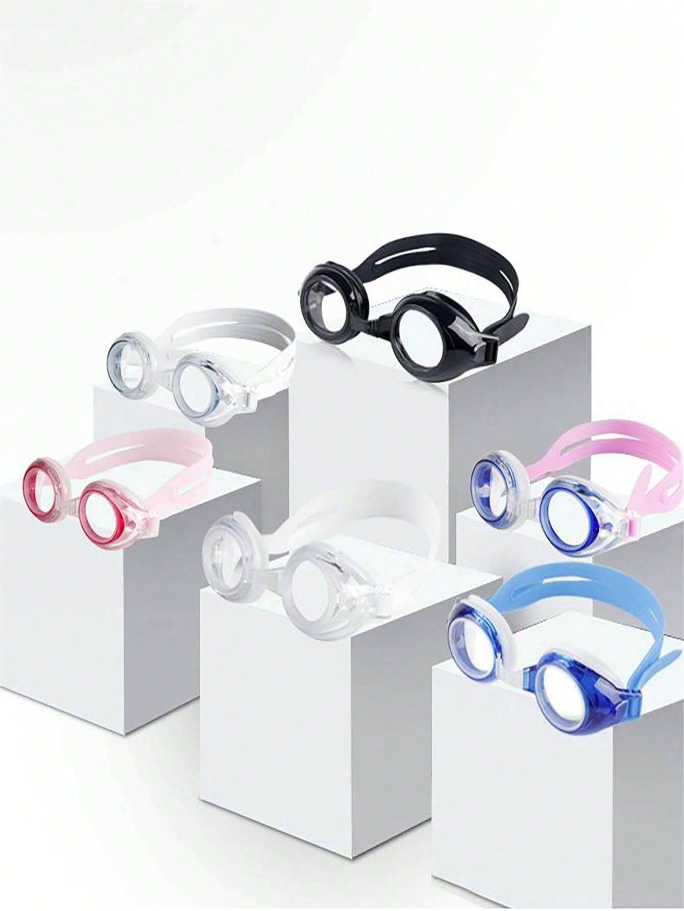 Waterproof And Anti-Fog Professional Swimming Goggles, Men's And Women ...