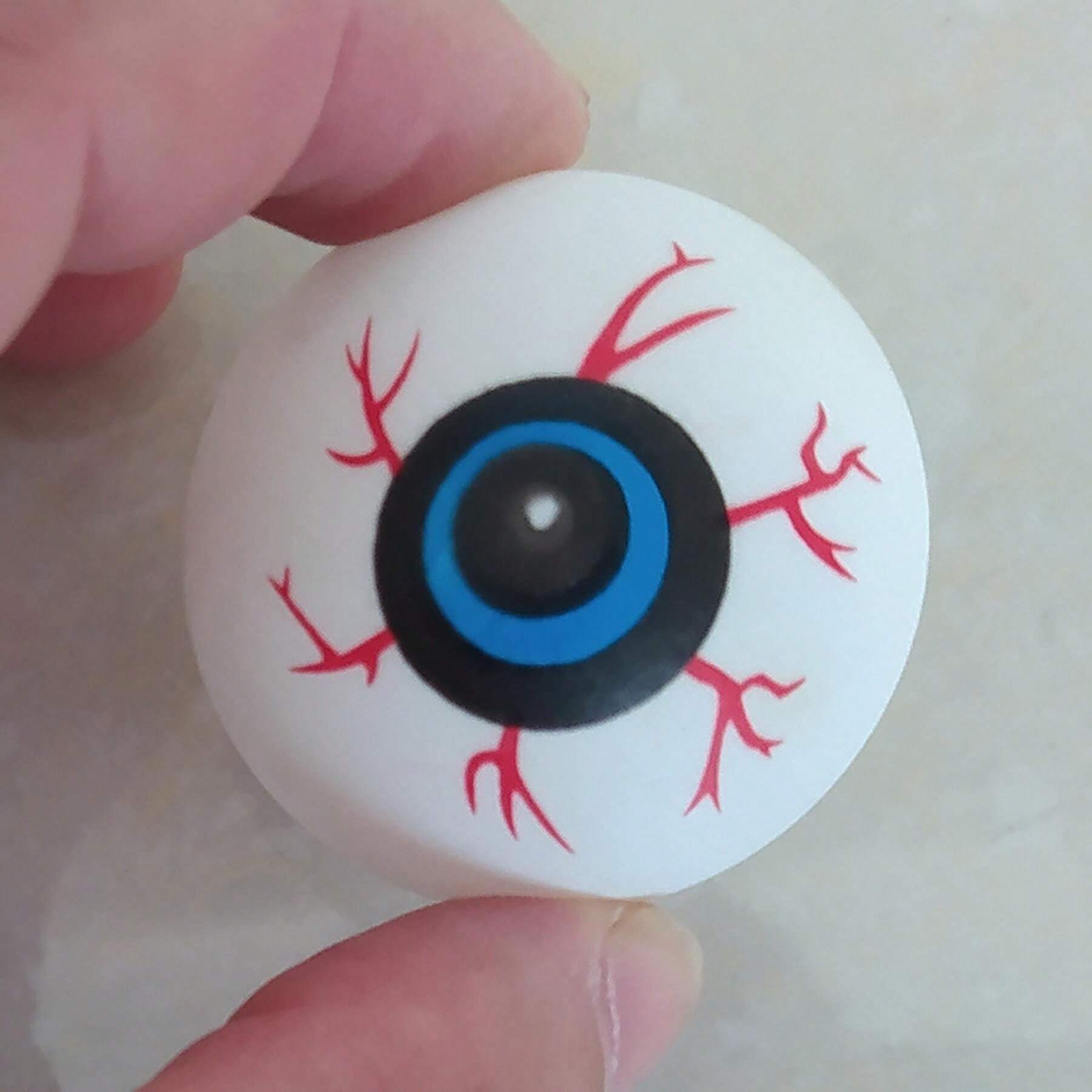 12pcs Halloween Eyeball, Horror Blood Veins Hollow Eyeball Halloween ...