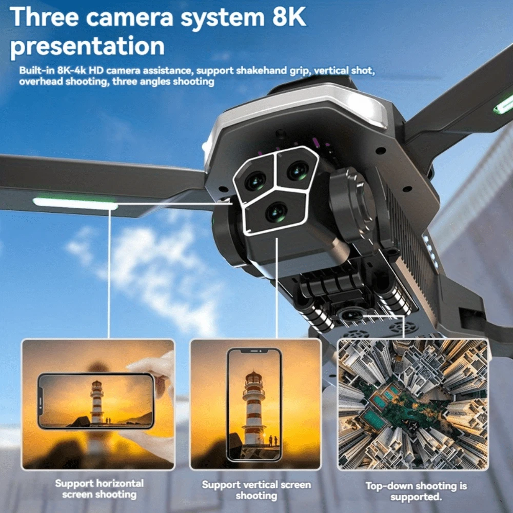 Dual Camera Folding UAV Remote Control HD Aerial Photography GPS Dual ...