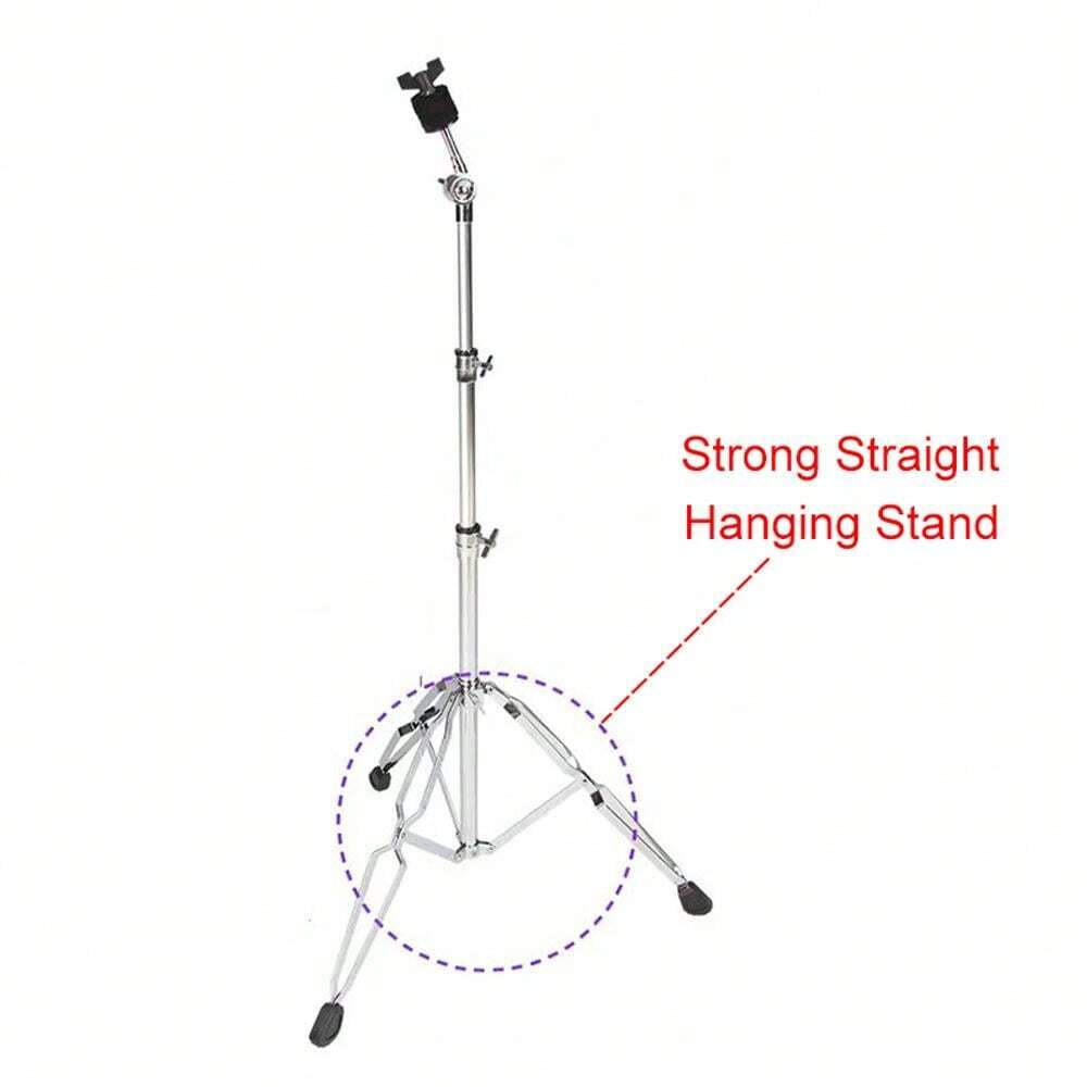 Tripod Cymbal Straight Cymbal Stand Holder, Height Adjustable Cymbal ...