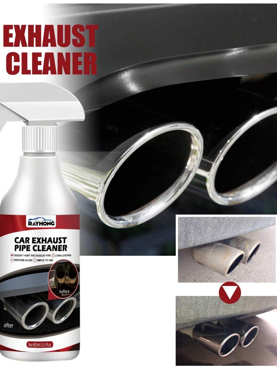 Car Exhaust Cleaner Rust Remover Carbon Remover Black Smoke Cleaner Car ...