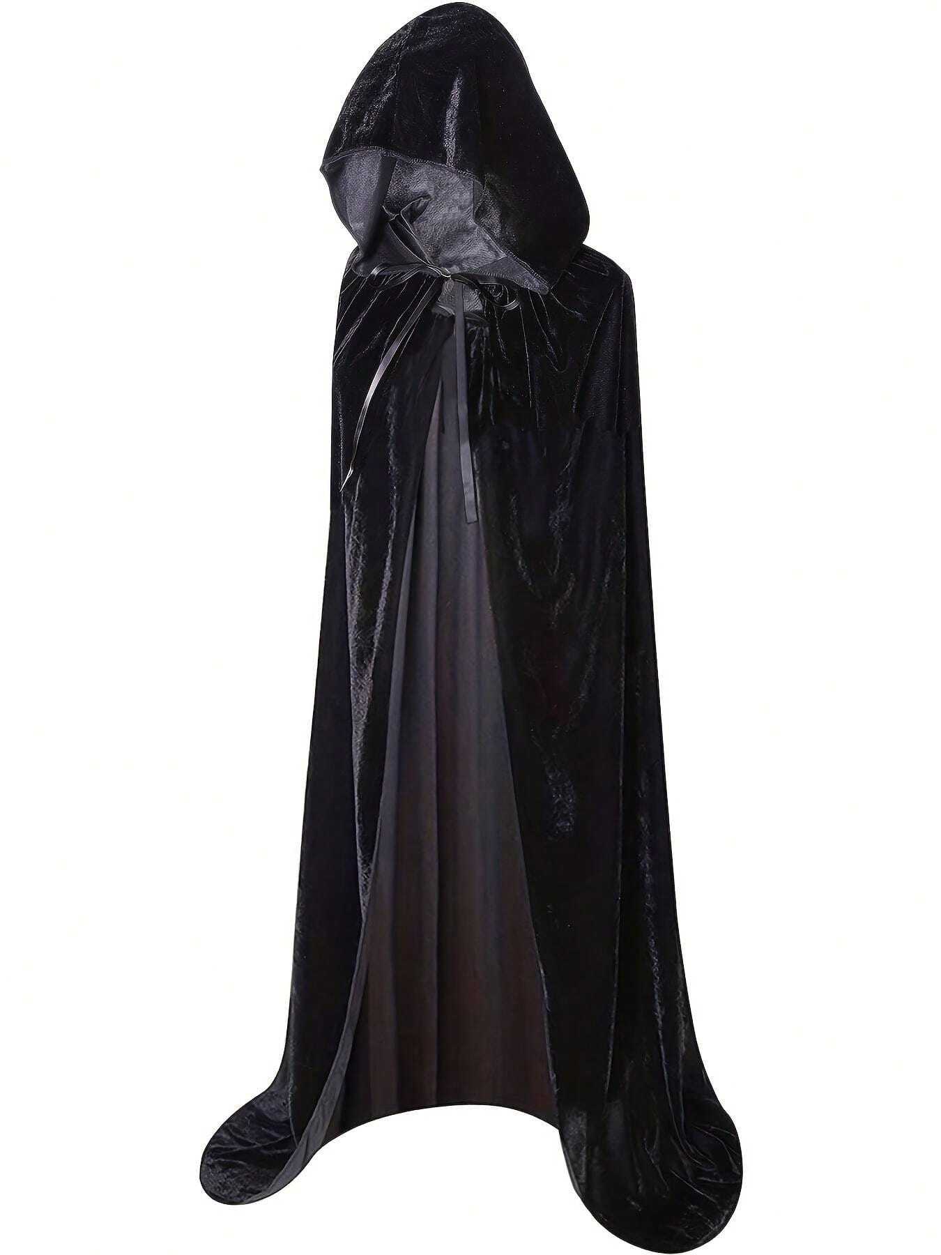 Wizard Cloak Cosplay Costume Sorcerer Warlock Robe Cape Outfit | SHEIN ...