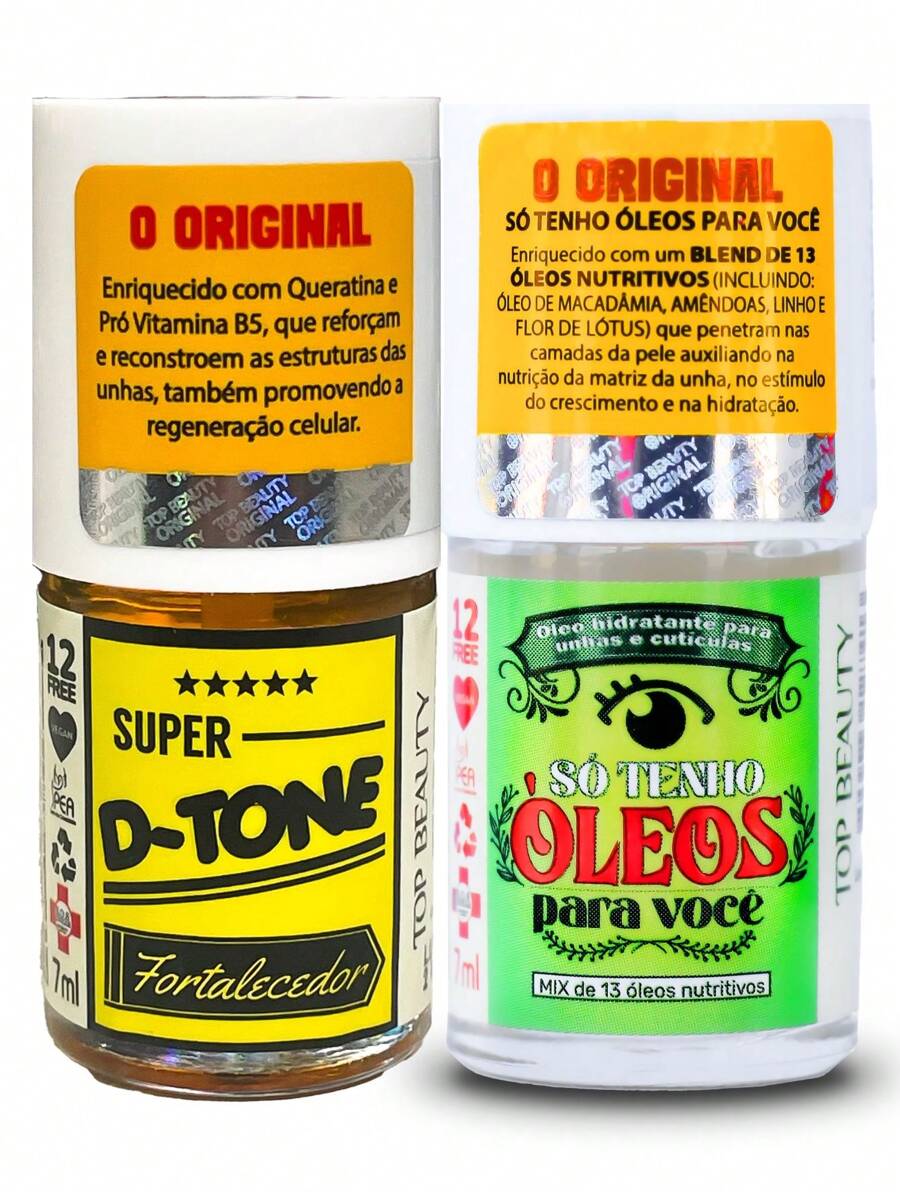 KIT BASE D-TONE FORTALECEDOR + SÓ TENHO ÓLEOS PARA VOCÊ MIX DE 13 ÓLEOS ...