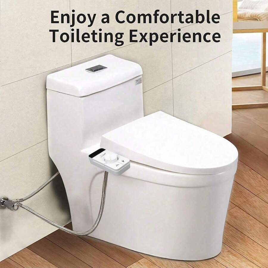 Bidet Attachment For Toilet - Ultra-Slim Self Cleaning Fresh Cold Water ...