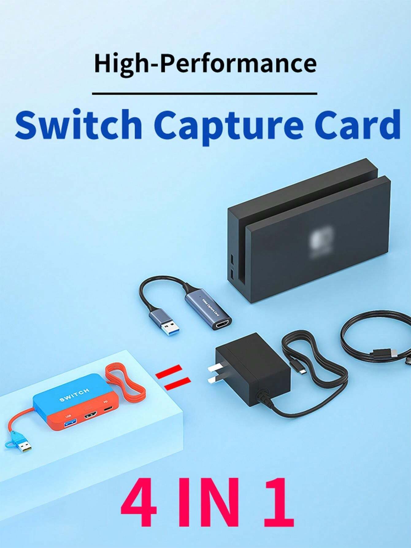 Capture Card, Videocapture Card für Switch, Switch Capture Card, Audio ...