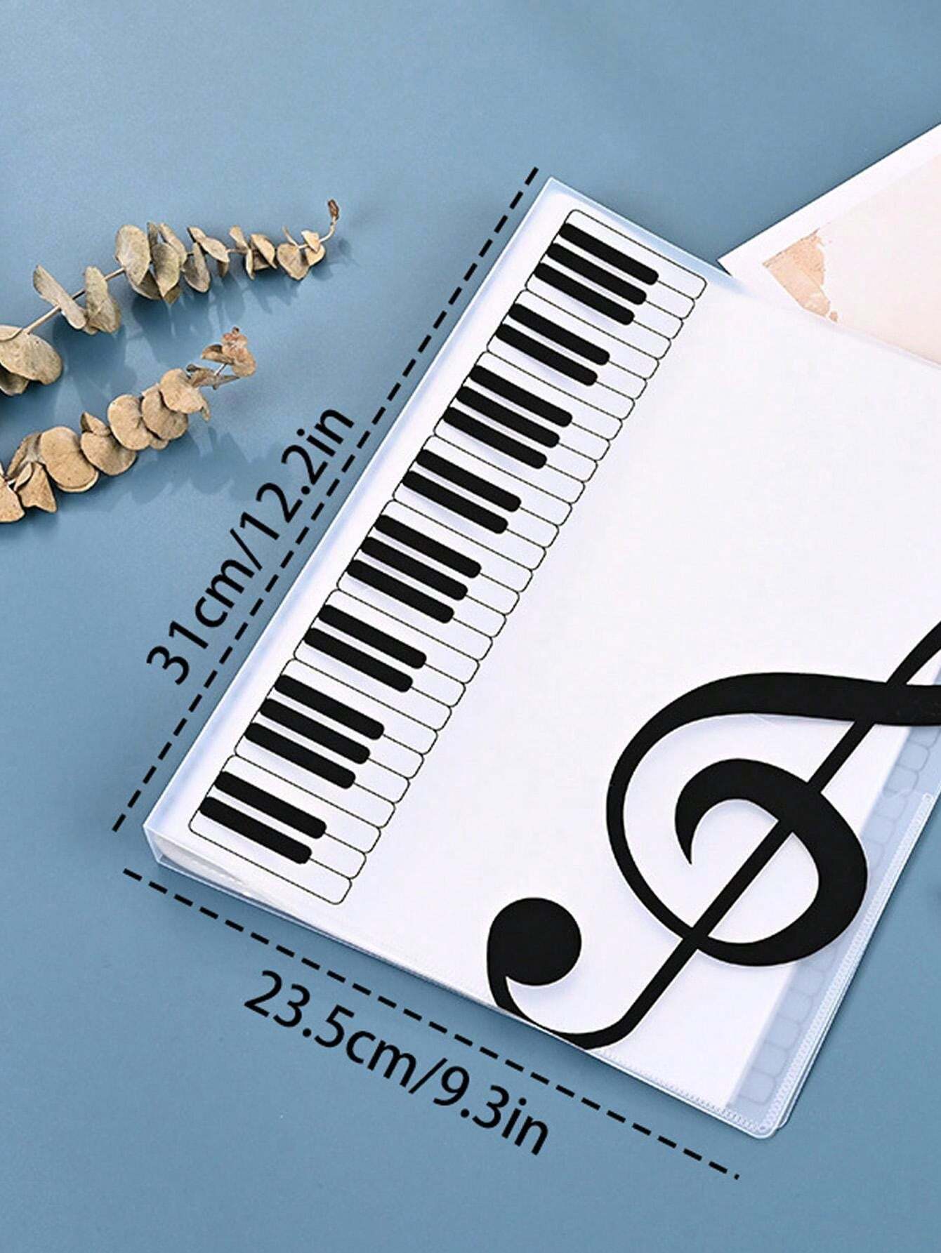 Sheet Music Book Binder A4 Information Sheet Music Folder Pentatonic ...