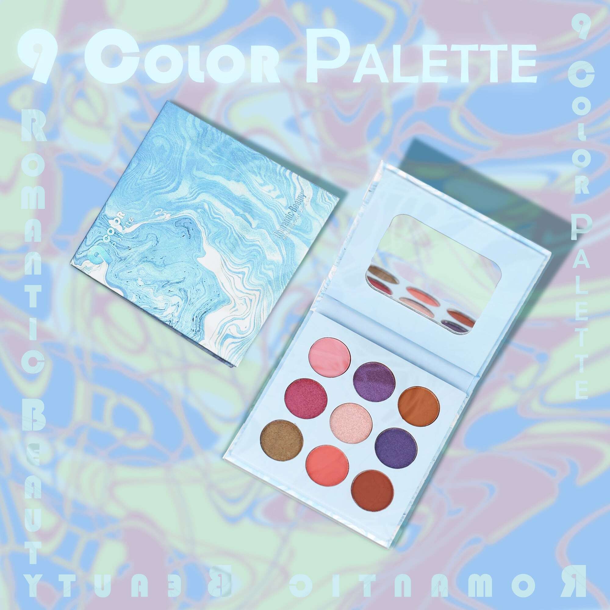 9-Count Eyeshadow Palette, Talc-Free Formula, Highly Pigmented Shades ...