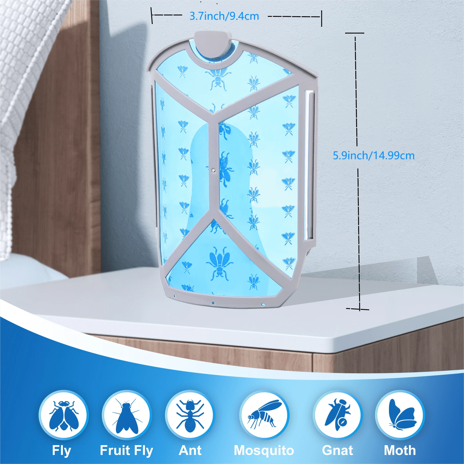 4 Pack Flying Insect Trap Refills Cartridge Kit Replacement Trap Refill ...