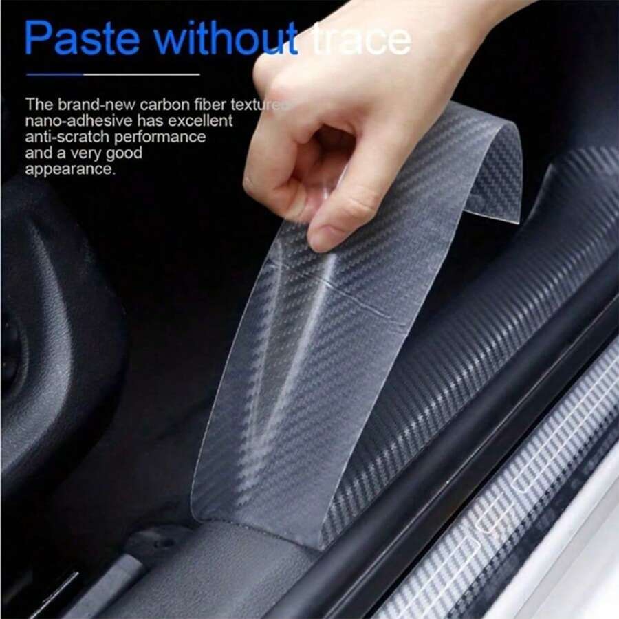 3m Carbon Fiber Car Door Sill Protector, Bumper Guard, Rear Trunk Lid ...