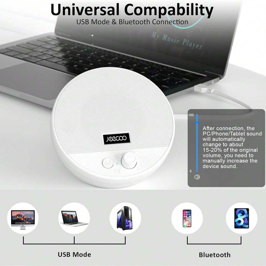 Jeecoo A10 USB Plug-N-Play רמקולים למחשב נייד Bluetooth רמקולים למחשב ...