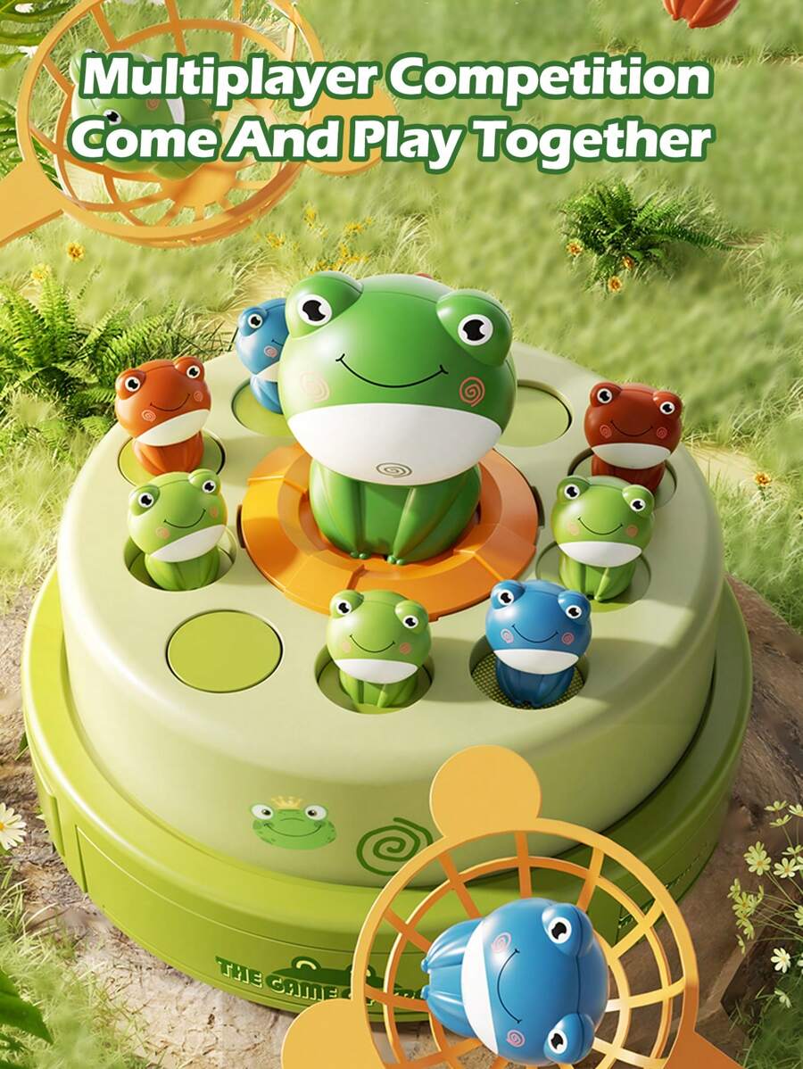 Frog Bouncing And Spinning With Music, Exercise Eyes, Hand Coordination ...