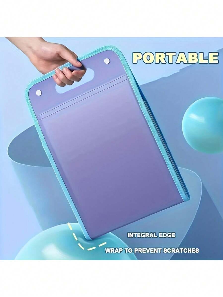 A4 File Folder, Vertical A4 File Organizer With Handles, Portable A4 ...